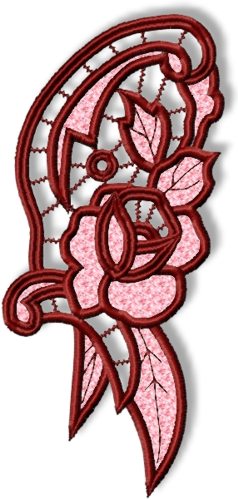 Rose Cutwork Lace - Advanced Embroidery Designs