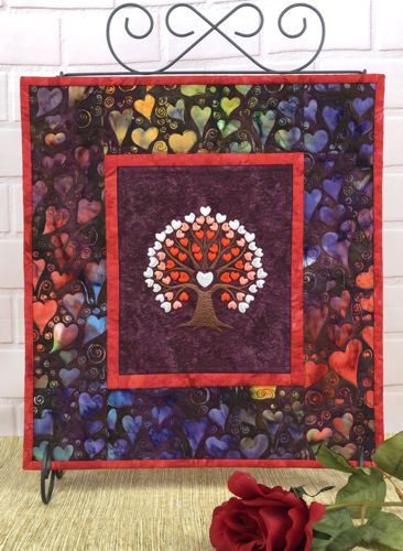 Night in a Summer Forest Wall Quilt with embroidery - Advanced ...